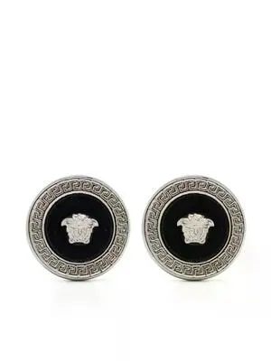 Versace Medusa Stud Earrings - Silver