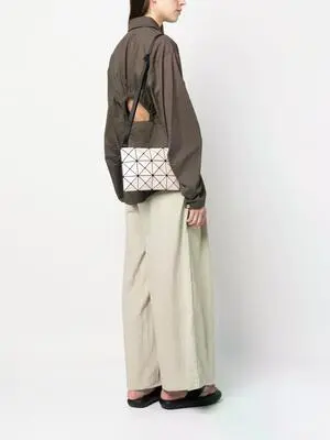 Issey Miyake Lucent Geometric-paneled Shoulder Bag
