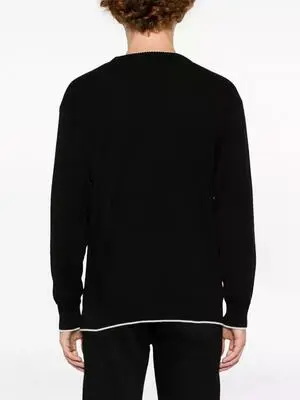 FAMILY FIRST Embroidered Logo Crew Neck Jumper