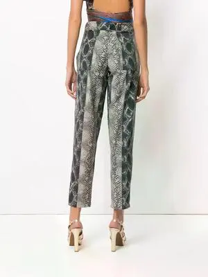 AMIR SLAMA Printed Straight Fit Trousers