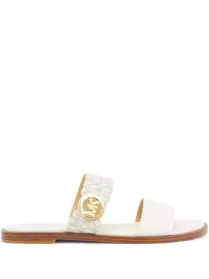 Michael Kors Vera Leather Sandals - Neutrals