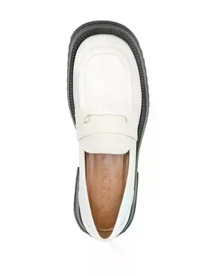 Marni Two-tone Leather Loafers