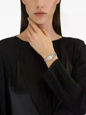 FERRAGAMO Duo 25mm Watch With Stainless Steel Link Bracelet - Silver