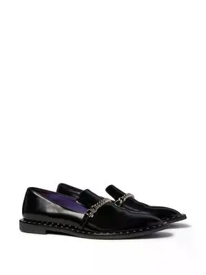 Stella McCartney Falabella Chain-link Loafers