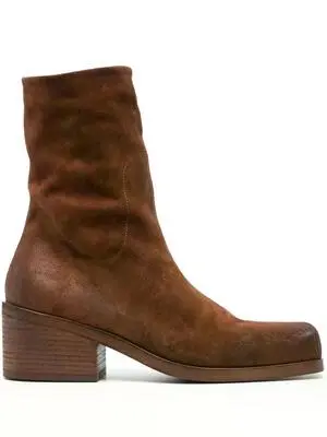 Marsèll 55mm Cassello Suede Ankle Boots