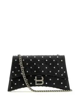 Balenciaga Crush Shoulder Bag - Black
