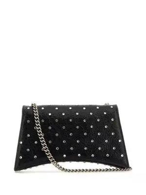 Balenciaga Crush Shoulder Bag - Black