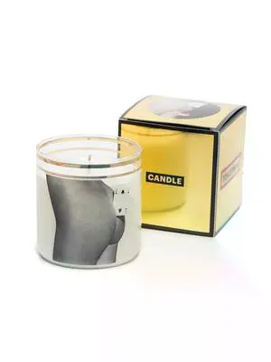 SELETTI Two Of Spades Glass Candle