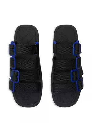 Burberry Nylon Strap Sandals With Buckle Fastening
