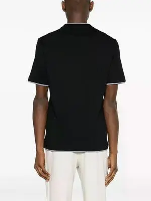 Brunello Cucinelli Layered-effect T-shirt - Black
