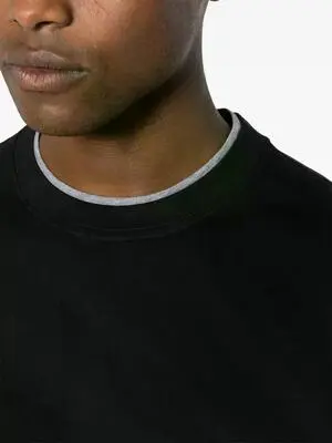Brunello Cucinelli Layered-effect T-shirt - Black