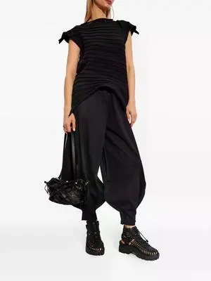 Issey Miyake Asymmetrical Stripe Top