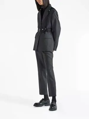 Prada Wool Trousers With Zip Pockets