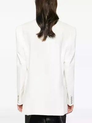 MUGLER Double-breasted Twill Blazer