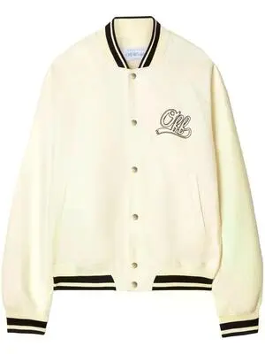Off-white Long Sleeve Jackets For Men