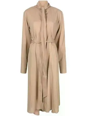 PETER DO Belted Button-down Dress
