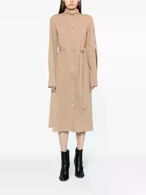 PETER DO Belted Button-down Dress