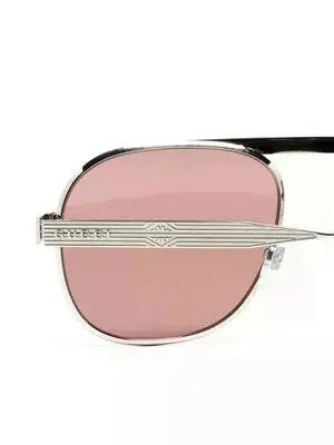 Gucci Navigator-frame Sunglasses