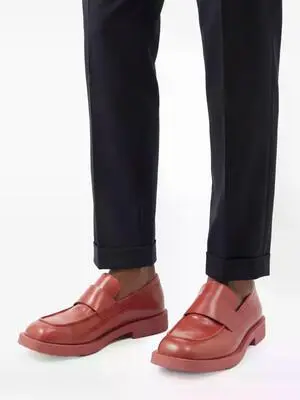 Camper Mil 1978 Leather Loafers - Red