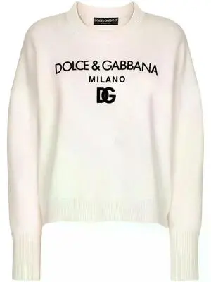 Dolce & Gabbana Drop Shoulder Sweaters For Women
