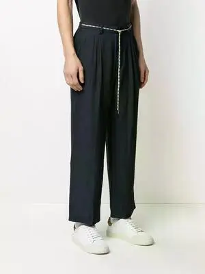 Viktor & Rolf Navy Cord-belt Trousers