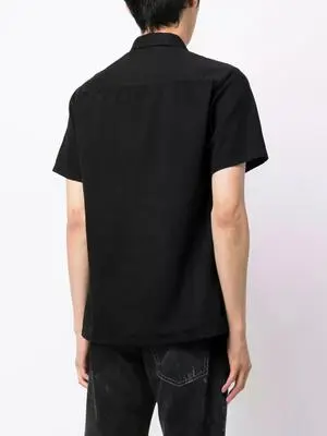 Aries Slogan-embroidered Cotton Shirt