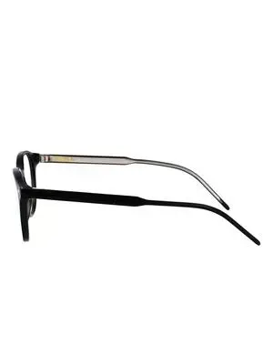 Giorgio Armani Round-frame Glasses - Black