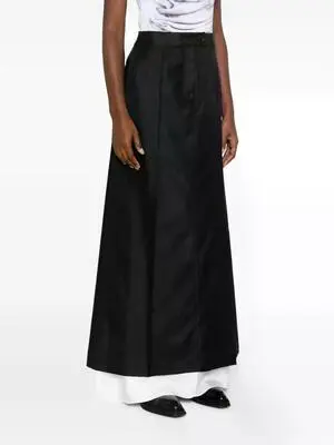 PETER DO Double-layer A-line Maxi Skirt