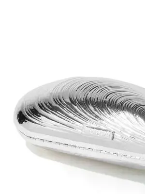 Simkhai Bridget Shell-shaped Clutch - Silver