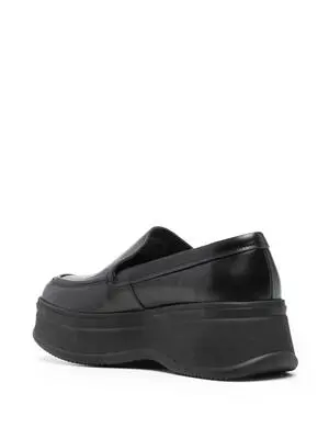 Calvin Klein Round-toe Leather Loafers