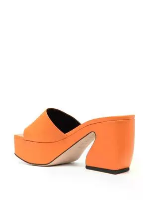 SERGIO ROSSI 95mm Sculpted-heel Sandals