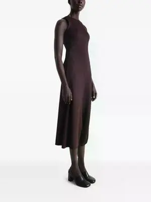 LEMAIRE Twisted-hem Midi Dress - Red