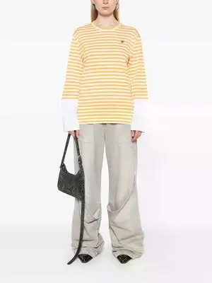 Play Comme Des Garcon Mini Heart-patch T-shirt