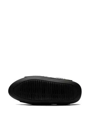 Balmain Padded Monogram Print Slides