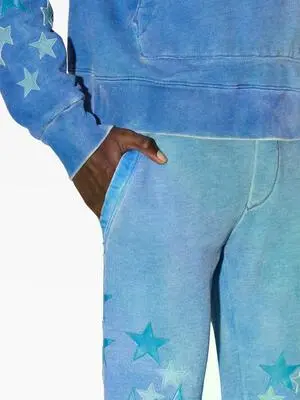 Amiri Star-patch Cotton Track Pants - Blue