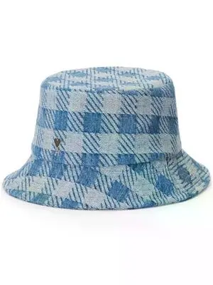 AMI Paris De Coeur Bucket Hat - Blue