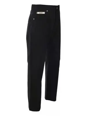 Moschino Straight-leg Trousers - Black