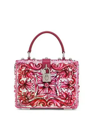 Dolce & Gabbana Dolce Box Majolica-print Shoulder Bag