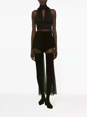 Dolce & Gabbana Polka Dot-print Silk Top