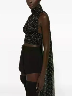 Dolce & Gabbana Polka Dot-print Silk Top
