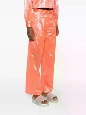 FORTE_FORTE Metallic Straight Trousers