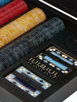 Smythson Panama Poker Set