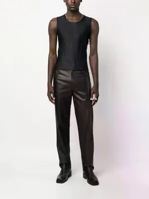 MUGLER Round-neck Sleeveless Top