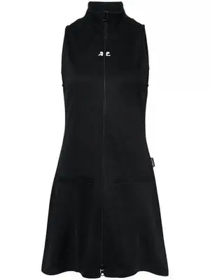 COURREGES Interlock Logo-embroidered Minidress