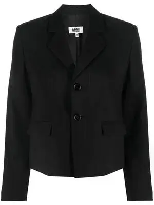MAISON MARGIELA Striped Single-breasted Blazer