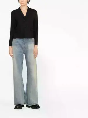 MAISON MARGIELA Striped Single-breasted Blazer
