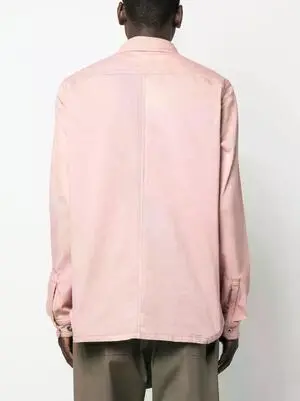 Rick Owens Cotton-blend Long-sleeved Overshirt