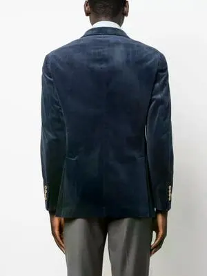 Brunello Cucinelli Double-breasted Velvet Blazer