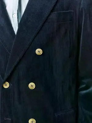 Brunello Cucinelli Double-breasted Velvet Blazer