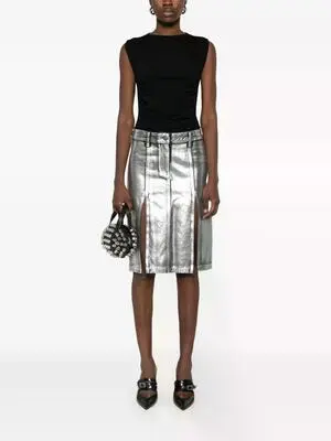 Alexander Wang Ruched Sleeveless Top - Black